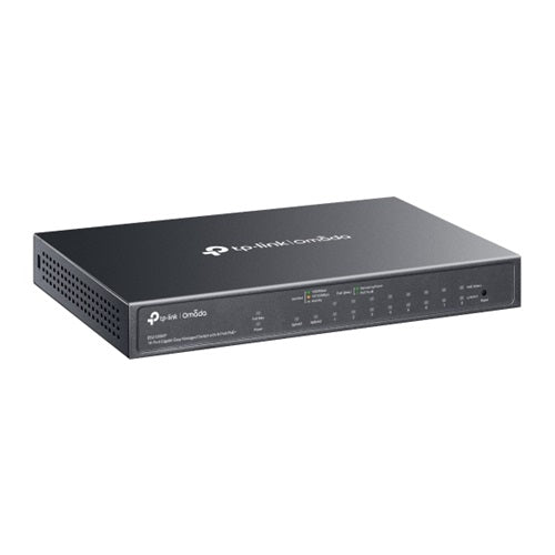 TP-Link ES210GMP Omada 10-Port Gigabit Easy Managed Switch with 8-Port