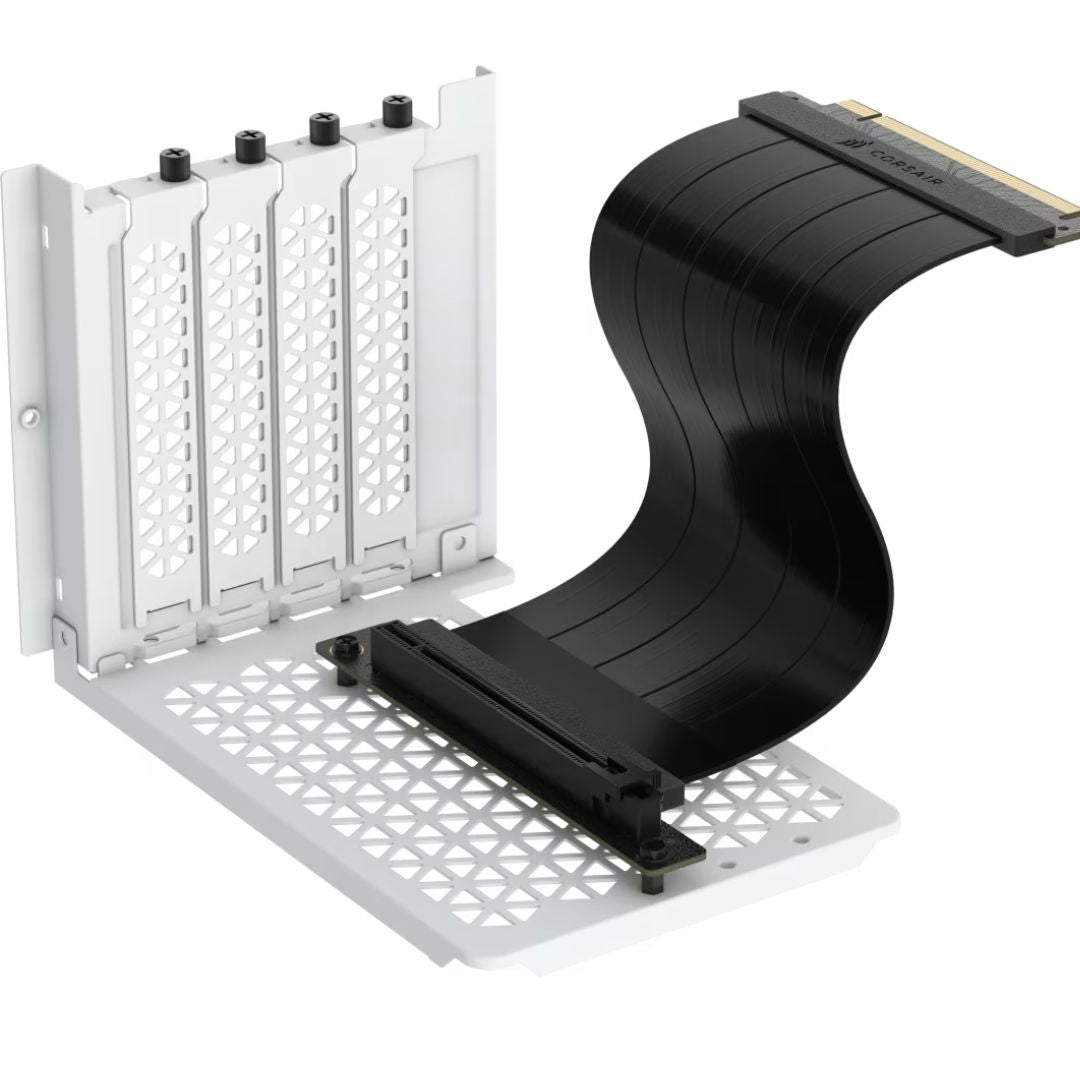 Corsair 6500 Series Vertical GPU Mount Kit - WHITE *Compatible with CO